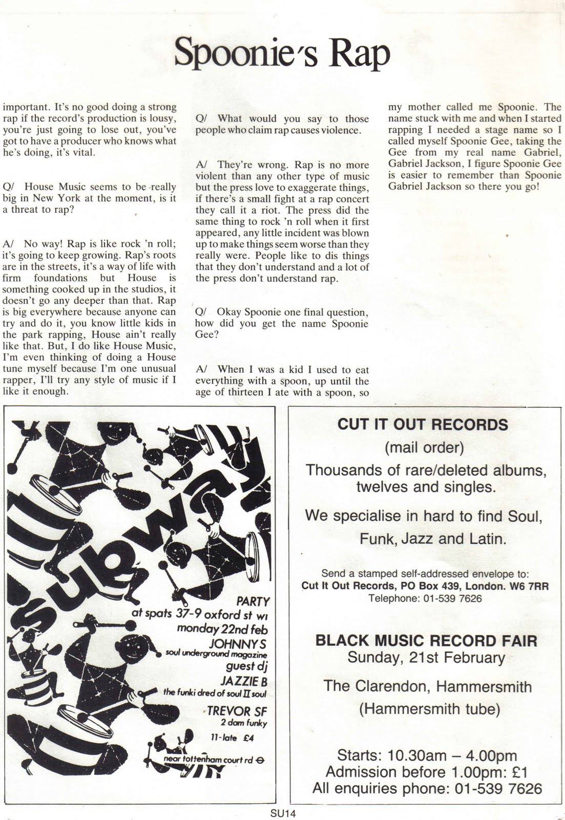 Spoonie Gee ‘The Grandfather’ Interview – 22 January 1988 [REMASTERED ...